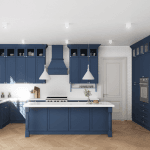‌Imperial Shaker Midnight Blue Kitchen Cabinets | Ready To Assemble (RTA)