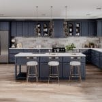 ‌Imperial Shaker Midnight Blue Kitchen Cabinets | Ready To Assemble (RTA)
