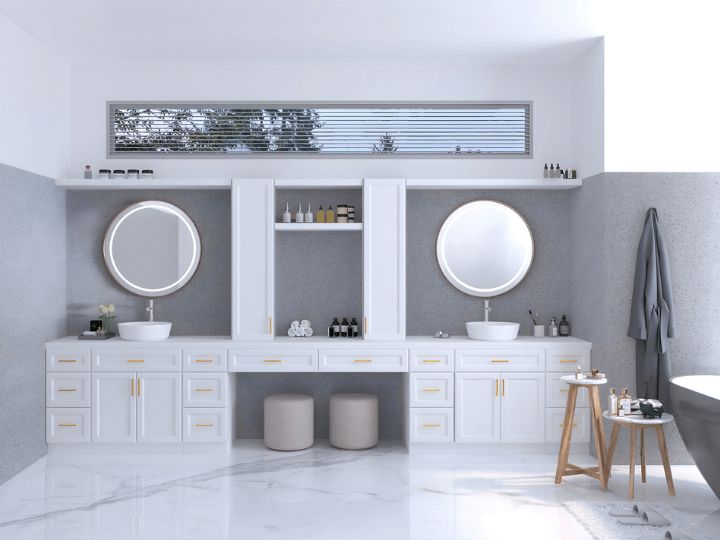 RTA Bathroom Vanity With Sink – Multiple Sizes & Colors