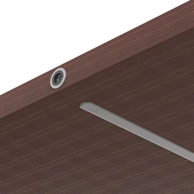 S30TS-Sumptuous Walnut Closet Touch Switch Shelf 30″ 30"W × 3/4"H | RTA