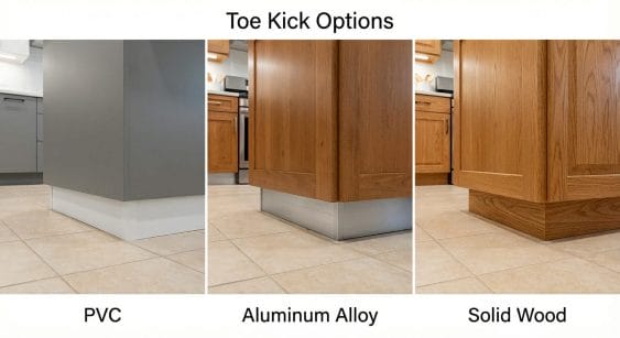 Toe Kick Or Brick Base: Choosing The Right Kitchen Cabinet Foundation